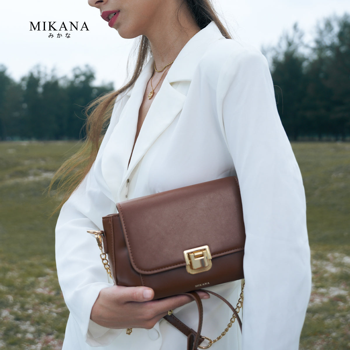 Esumi Chain Sling Bag – Mikana Japan